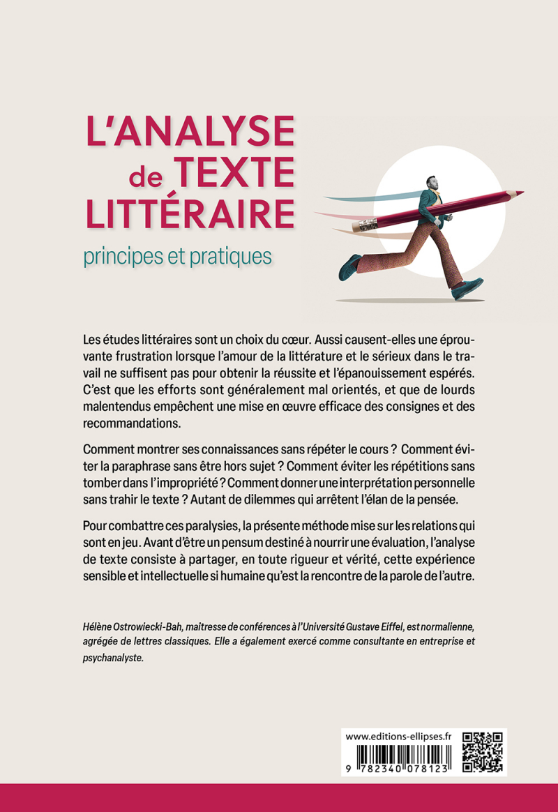 “L’analyse de texte littéraire. Principes et pratiques” – NEOCLASSICA